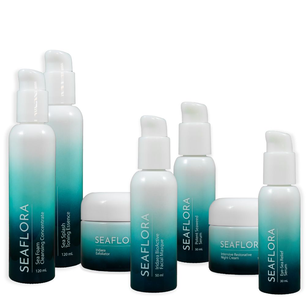 Seaflora's Collagen Building Brightening Facial Routine | Vegan