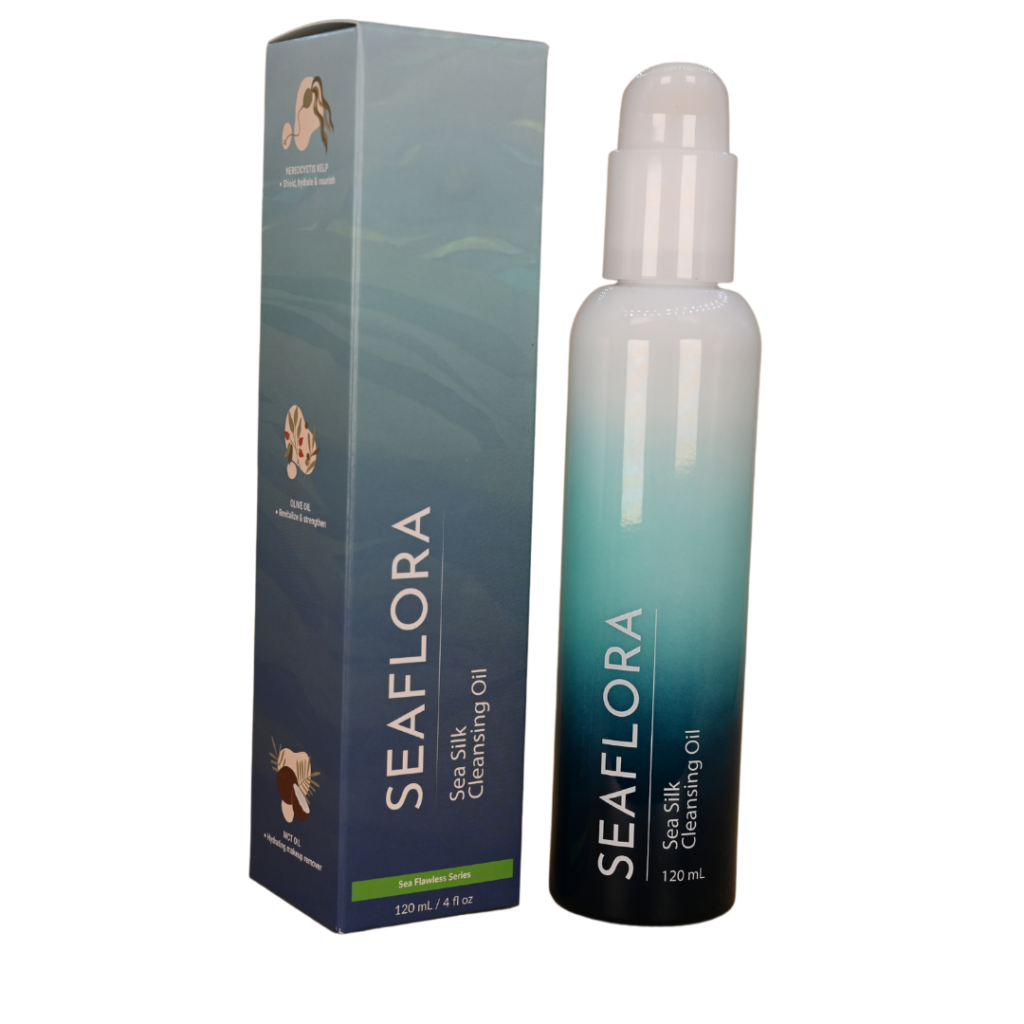Sea Silk Cleansing Oil: Noncomedogenic Vegan Double Cleanse